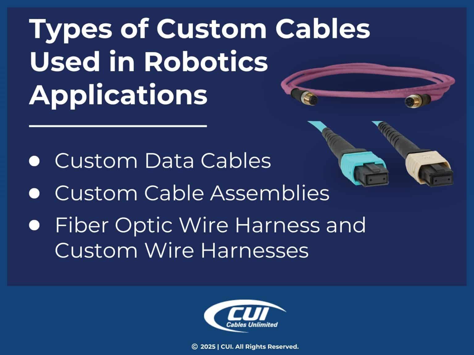 Best Custom Cables for Robotics | USA Manufacturer