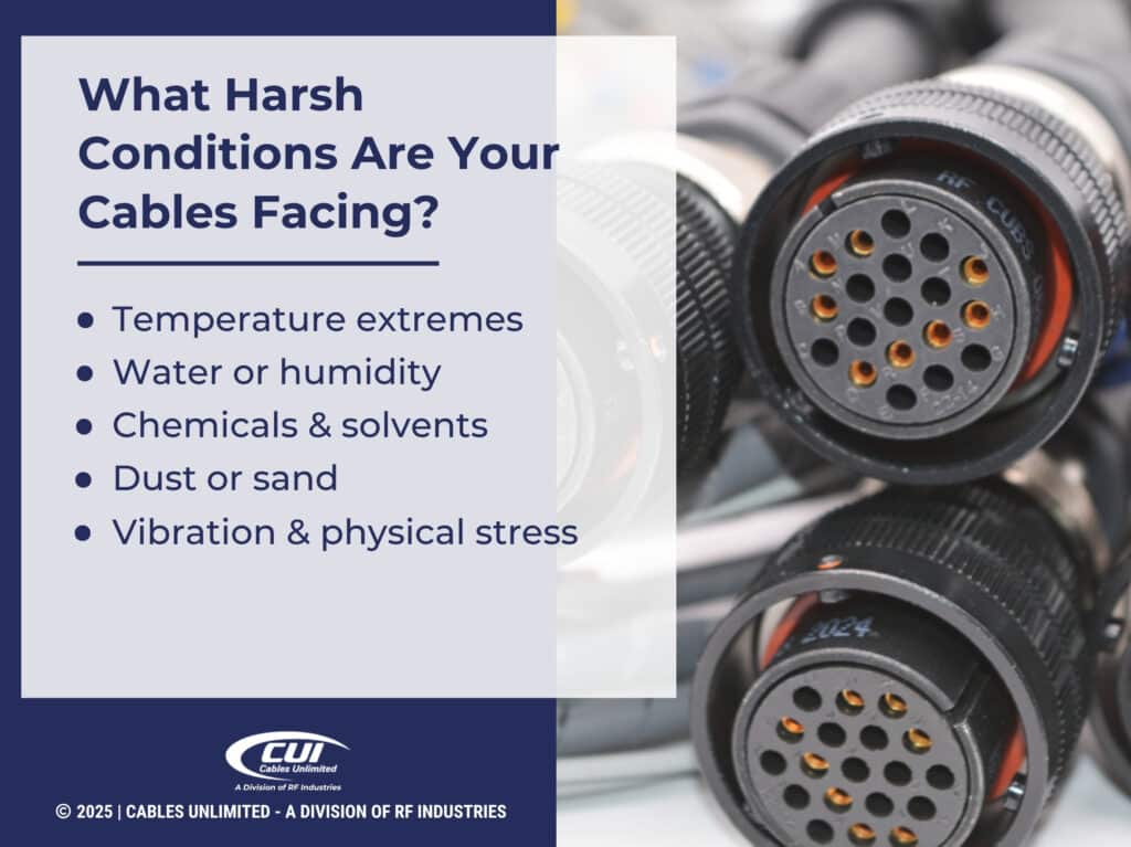 Custom Outdoor Cable Assemblies for Harsh Environments